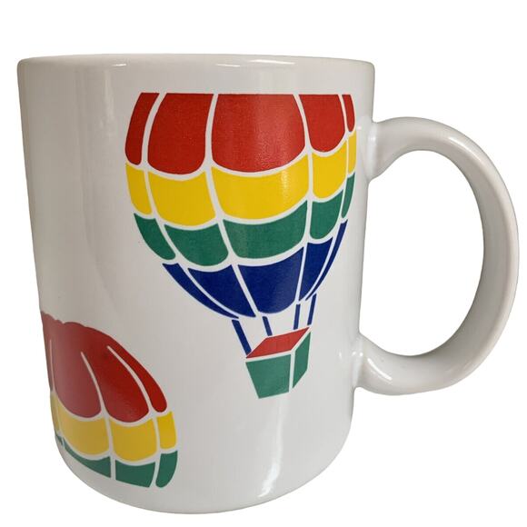 FTD | Dining | Vintage Ftd Colorful Hot Air Balloon Coffee Mug Pride ...